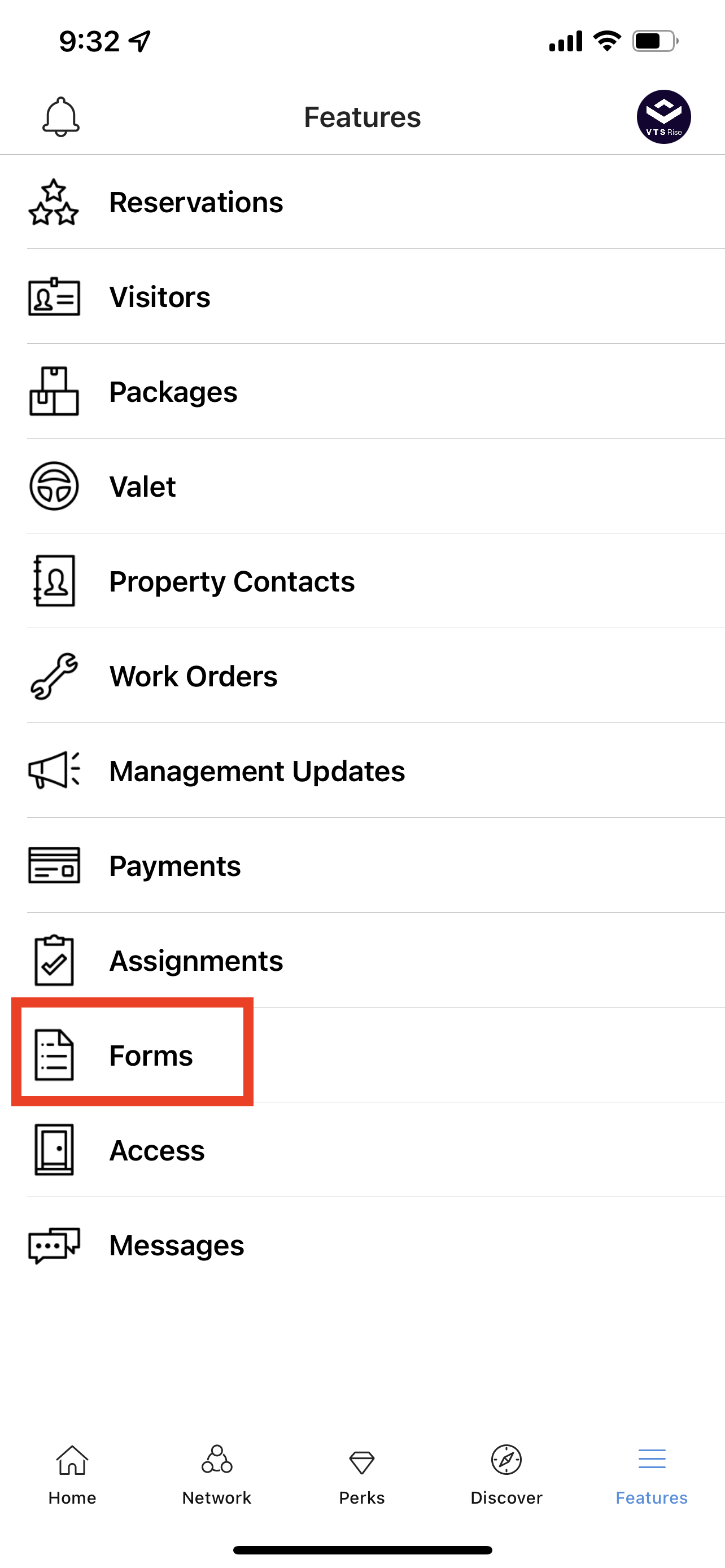 Responding to Forms for Occupants – VTS Rise Help Center
