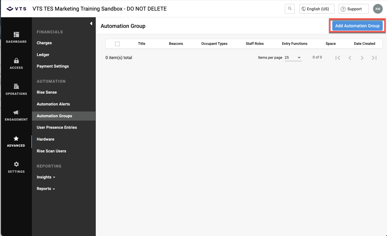 Automation Groups for Commercial Properties – VTS Rise Help Center